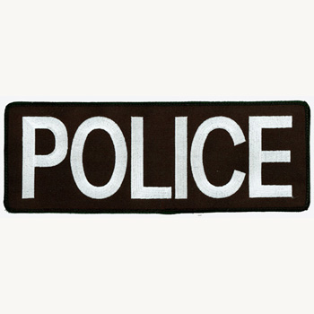 Police Velcro Patch