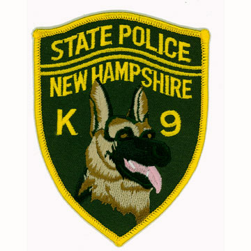 New Hampshire State Police K9 Patch-Elite K-9