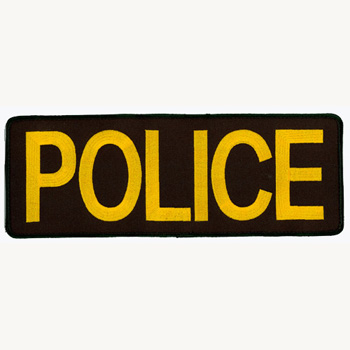 Police Velcro Patch