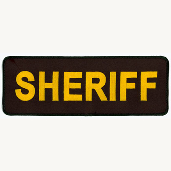 Sheriff Velcro Patch-Elite K-9